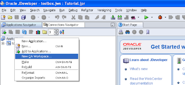 Oracle Application's Blog: Creating a Hello World Page in OAF