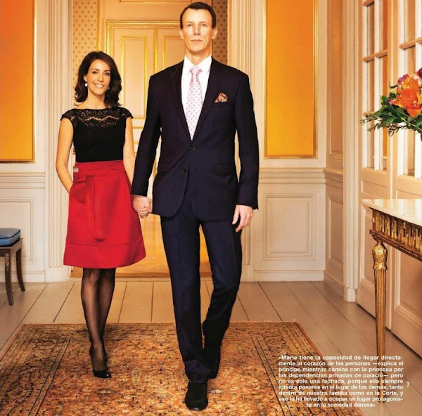 Princess Marie and Prince Joachim on Hola! magazine