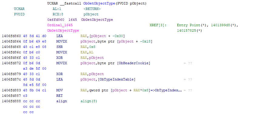 Journey Into the Object Manager Executive Subsystem: Object Header and ...