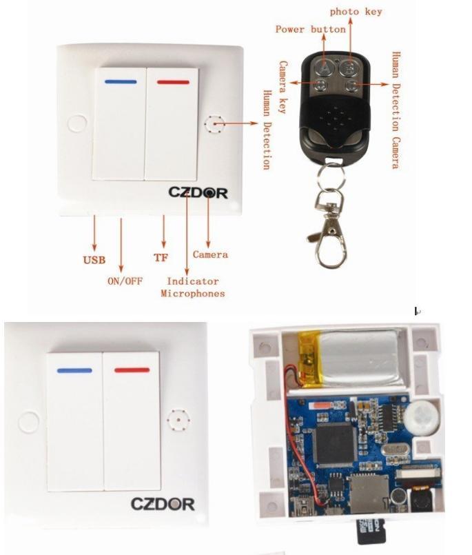 kim pin: Mini DVR Spy Camera Power Switch Hidden Camera with Remote Control