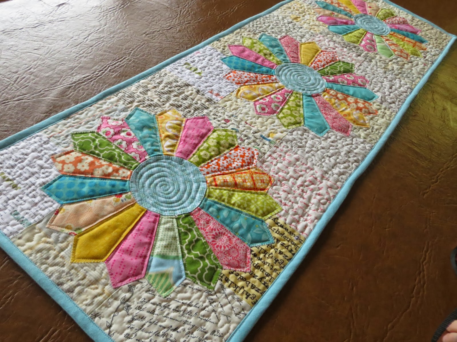 Making More with Less: Dresden Plate Table Runner
