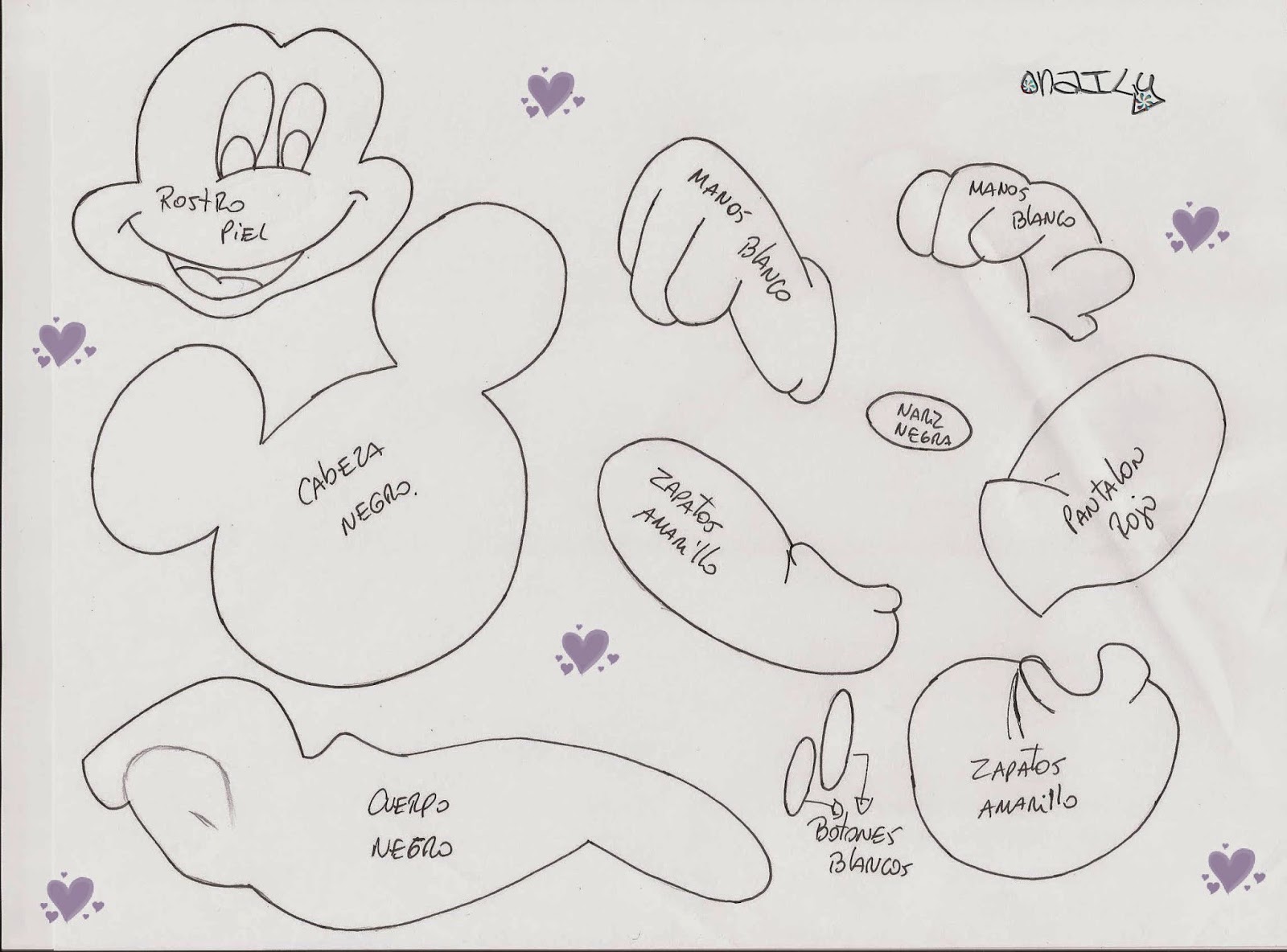 Onaily: MICKEY CON MOLDE