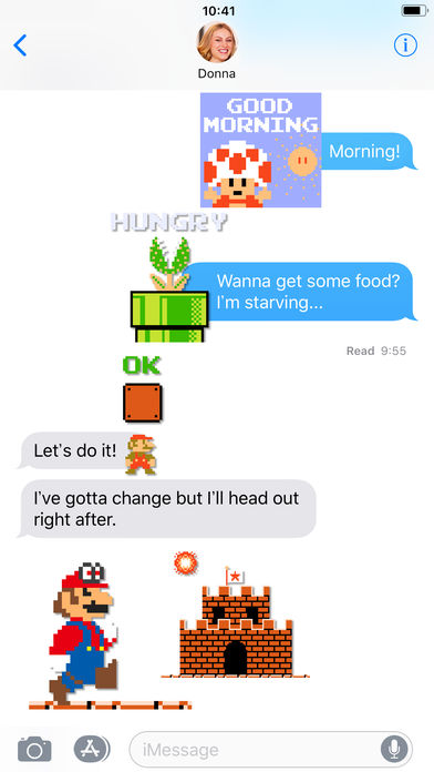 Figurinhas Super Mario estilo 8bits chegam ao iMessage