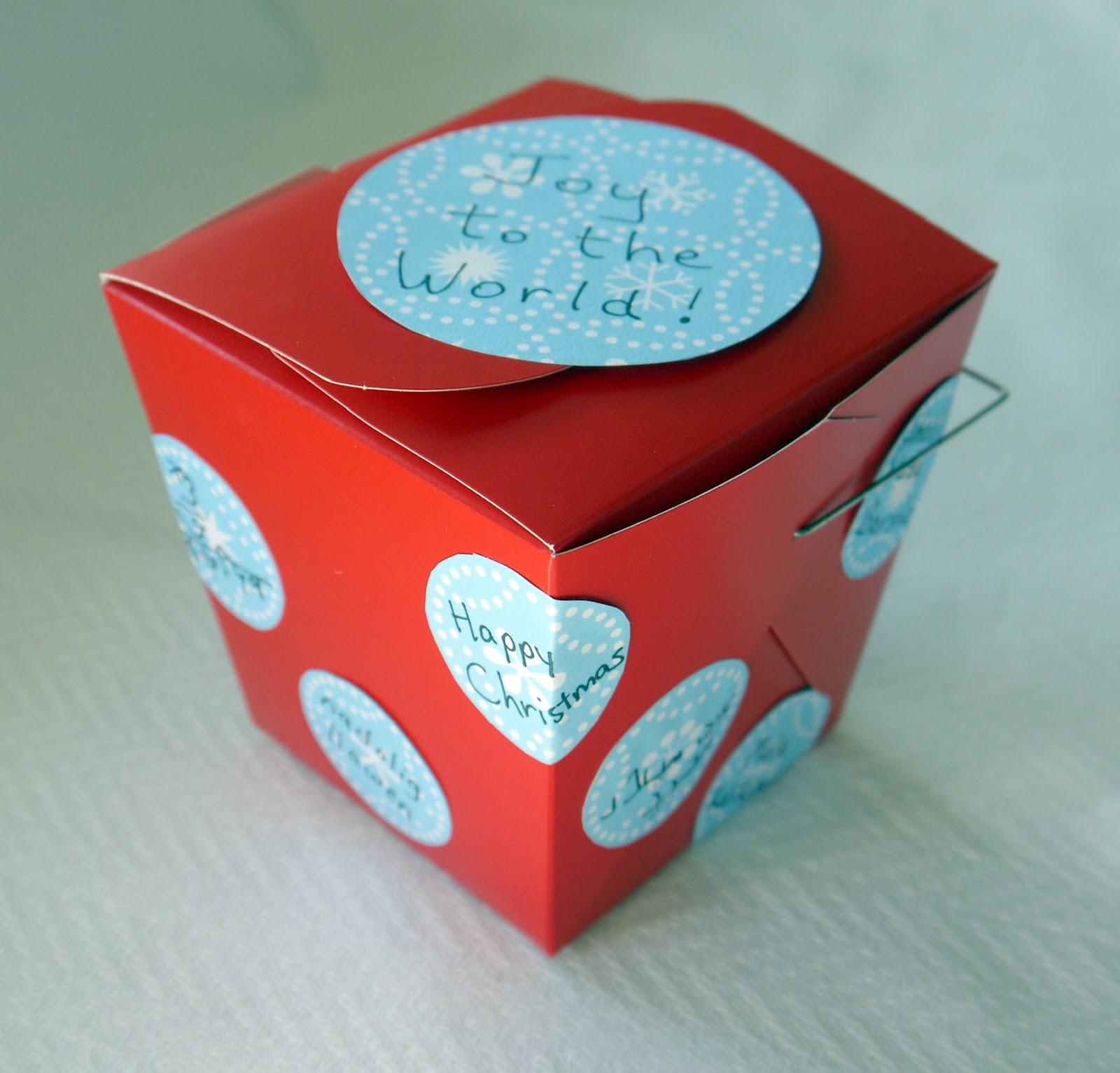 Printable Mini Take Out Box