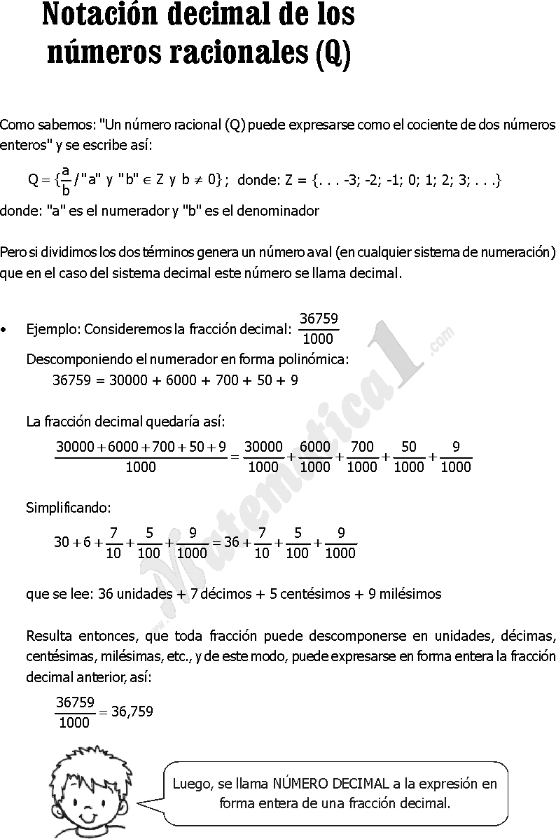 NUMEROS DECIMALES EJERCICIOS RESUELTOS PDF