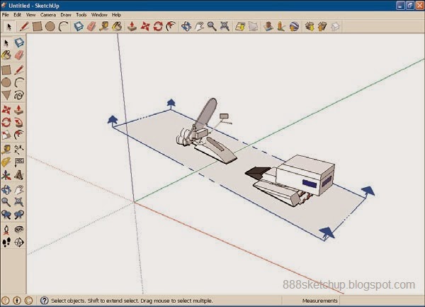 LESSON 10-8 : Reversing the Direction of a Section Cut - 888 Sketchup