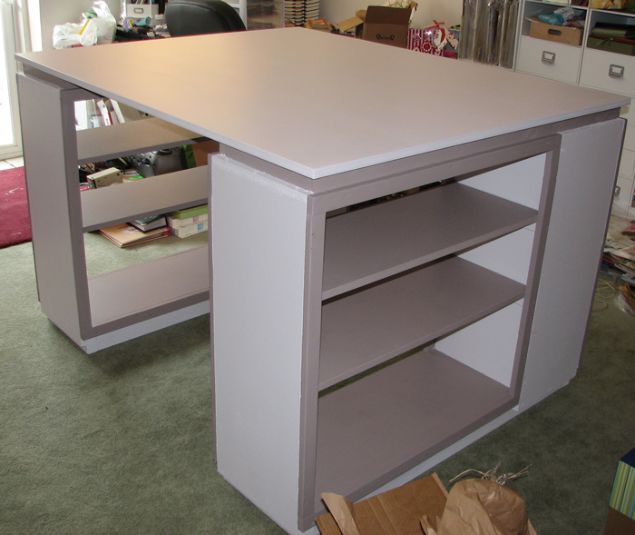 Scrapping Mommy: Caring Thoughts Card And My New Craft Table