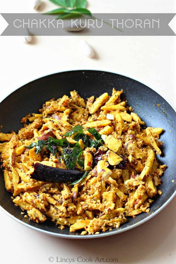 Chakka Kuru Thoran/ Jack fruit seeds Thoran ~ Lincy's Cook Art