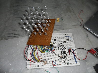 Electronicos: 4x4x4 LED Matrix