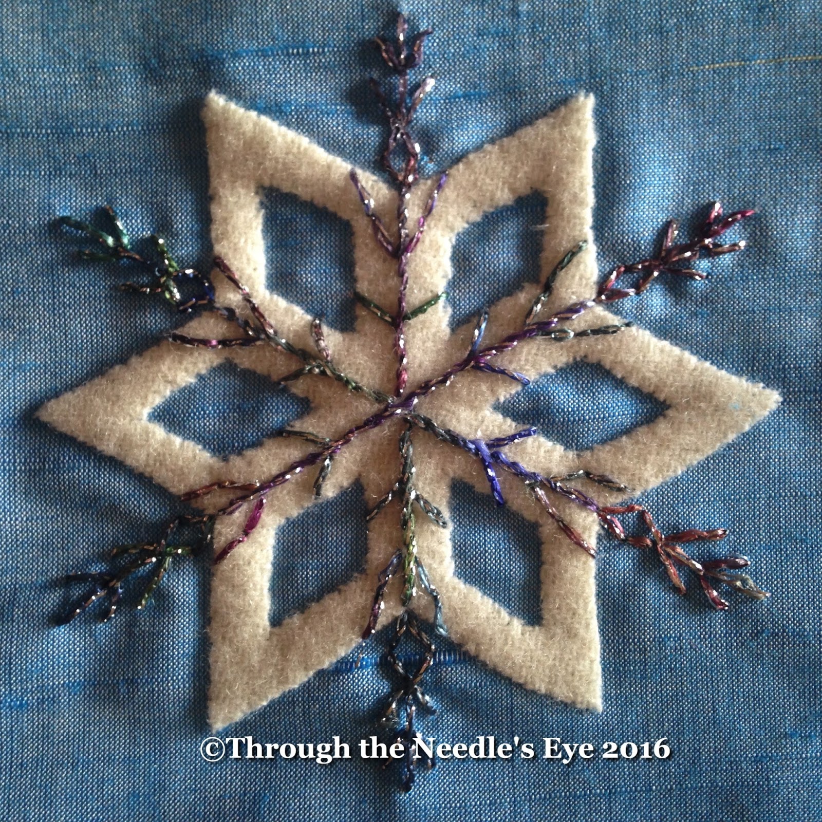 Telling Stories Through the Needle's Eye: Snowflakes for Free!