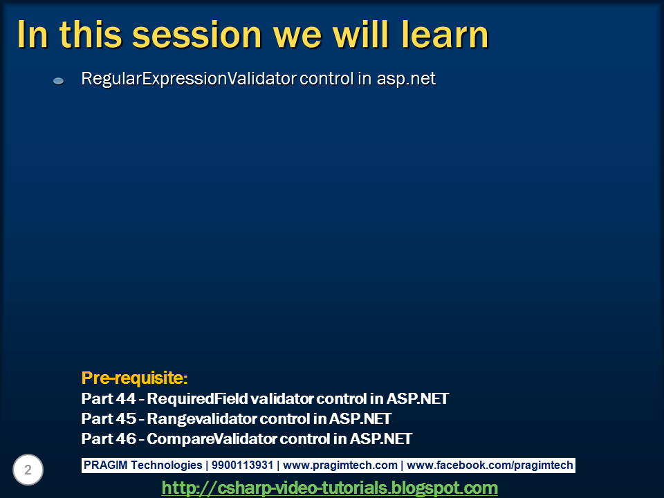 Sql server, .net and c# video tutorial: Part 47 ...