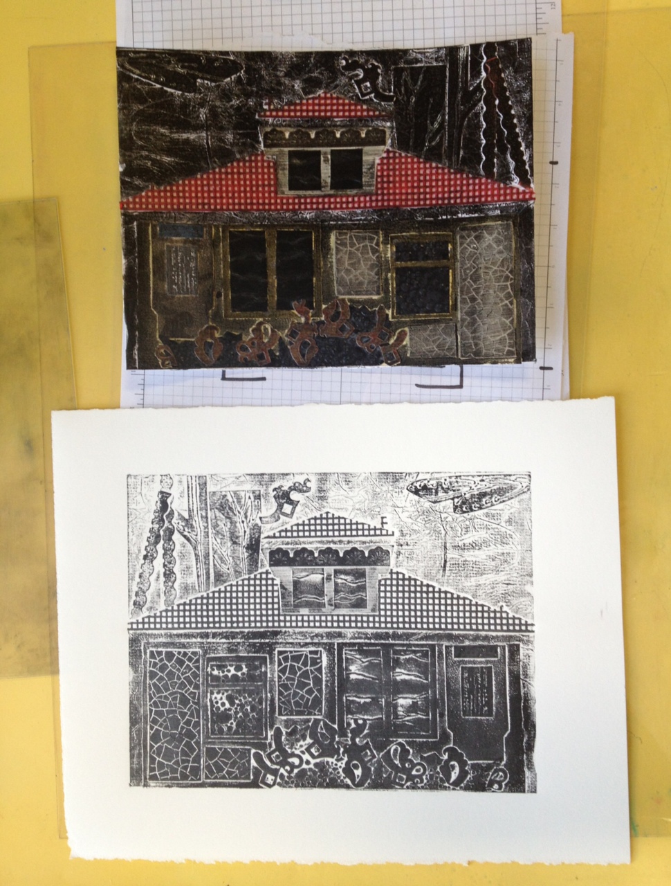 It's a Beautiful Day in Your Neighborhood: Making the Collagraph Plate