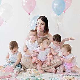 Check out beautiful photos of a mother & her adorable quintuplets