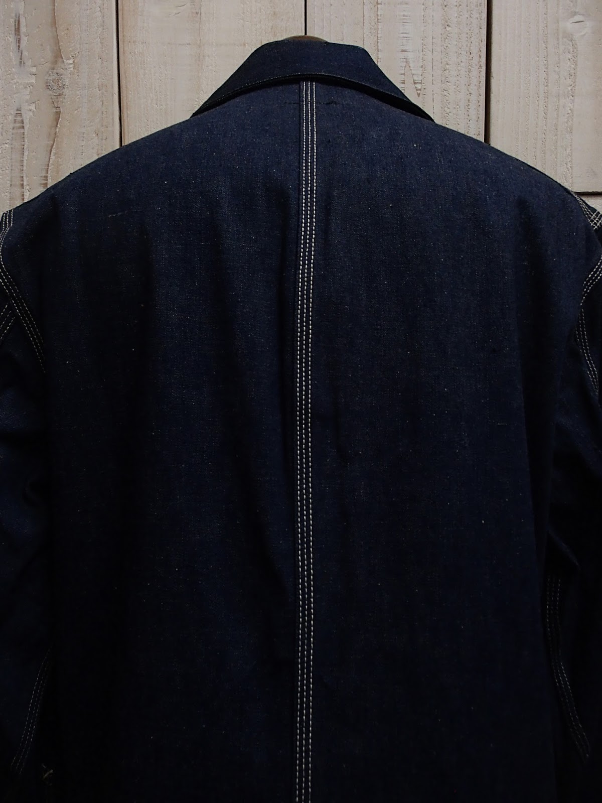 LITTLE REATA: Mid 1940's Lee 91-J House Mark Denim Coverall Jacket