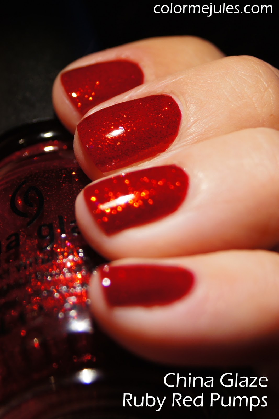 Color Me Jules: China Glaze Ruby Red Pumps