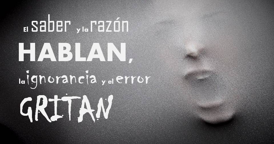 Para tener razón no es necesario levantar la voz ~ AH Psicología