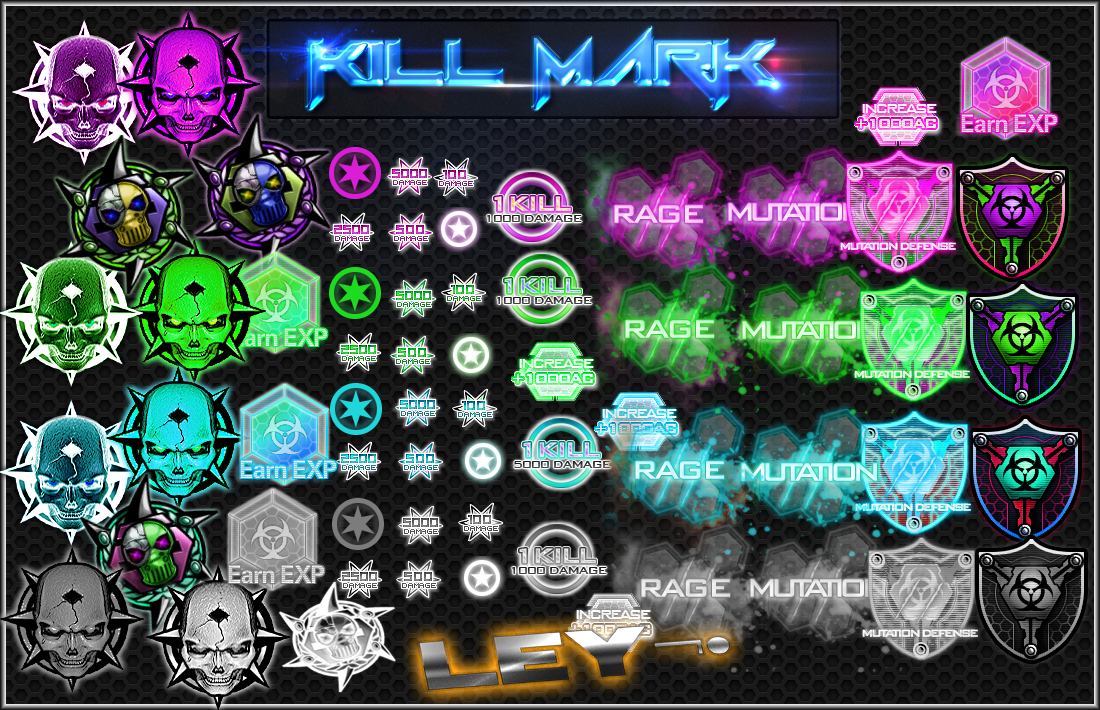 Killmark Color Zombie Mark ( 4 màu ) | Killmark CF - Shop Killmark
