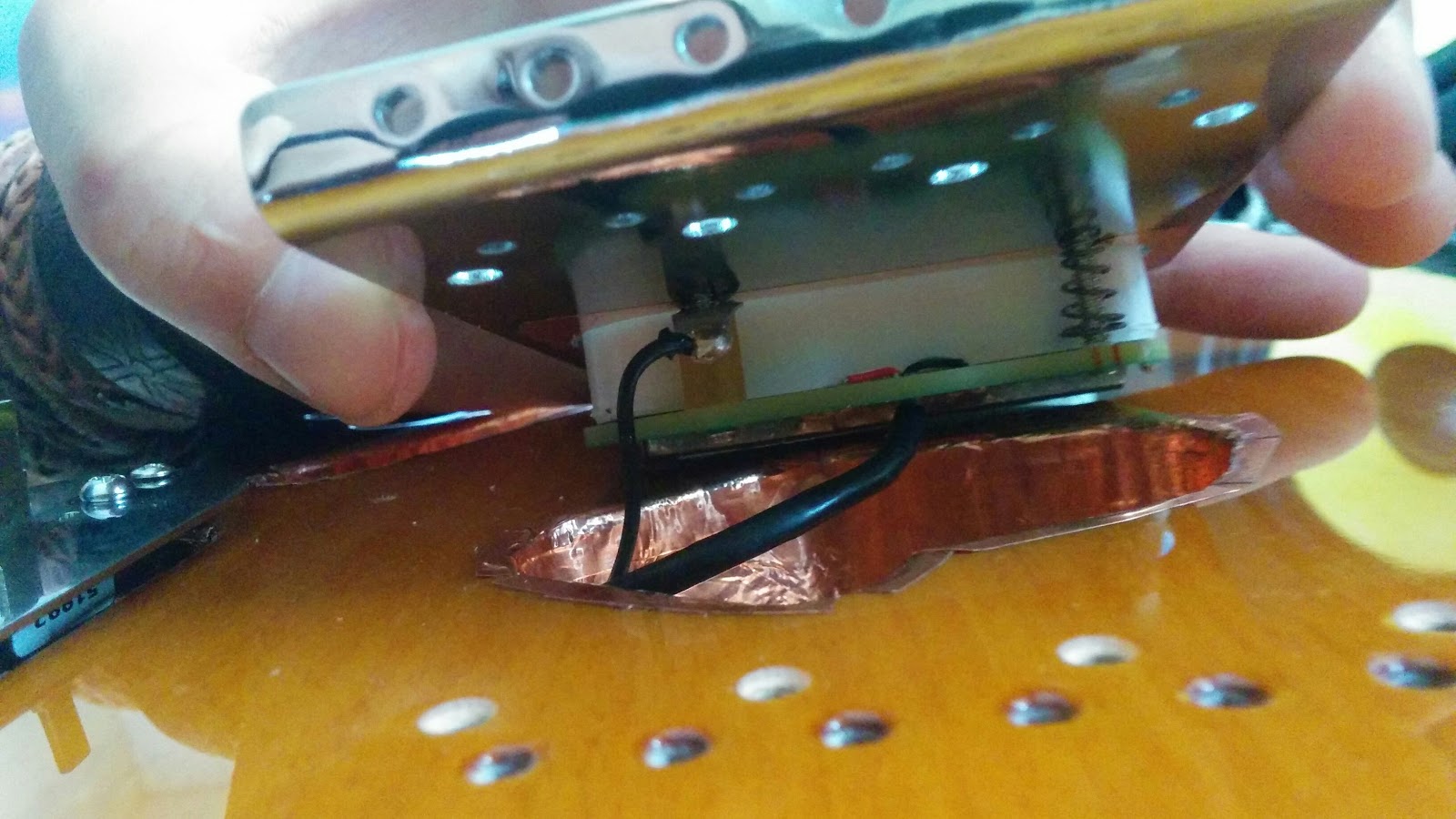 Fender Telecaster Mexico '14 Lefty - Shielding & DiMarzio Tone Zone T ...