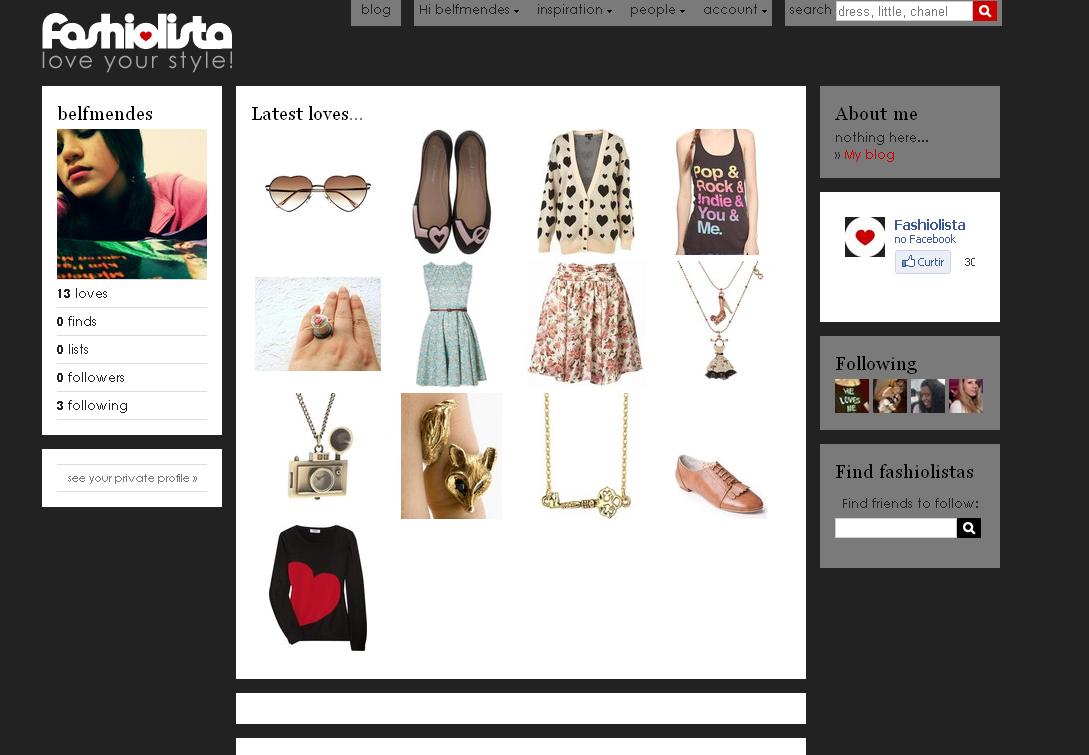 Saiadeflor: Sites de moda para passar o tempo