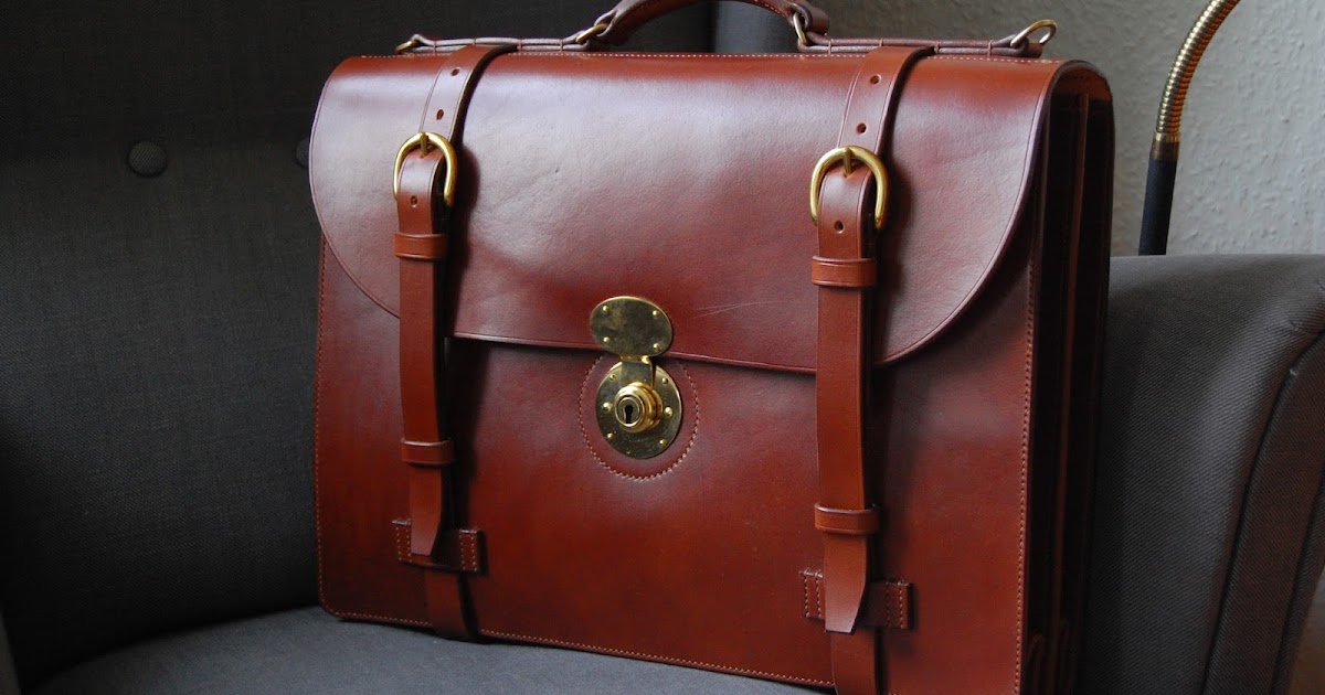 Andersen leather : Classic English Briefcase with a slightly different ...