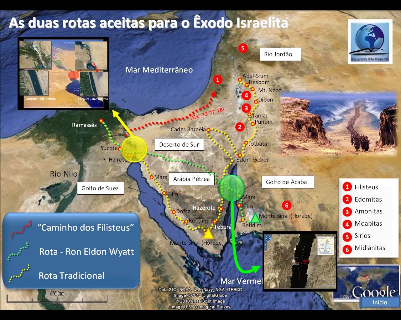 Escola Bíblica Virtual: A Peregrinação de Israel no Deserto Até o Sinai