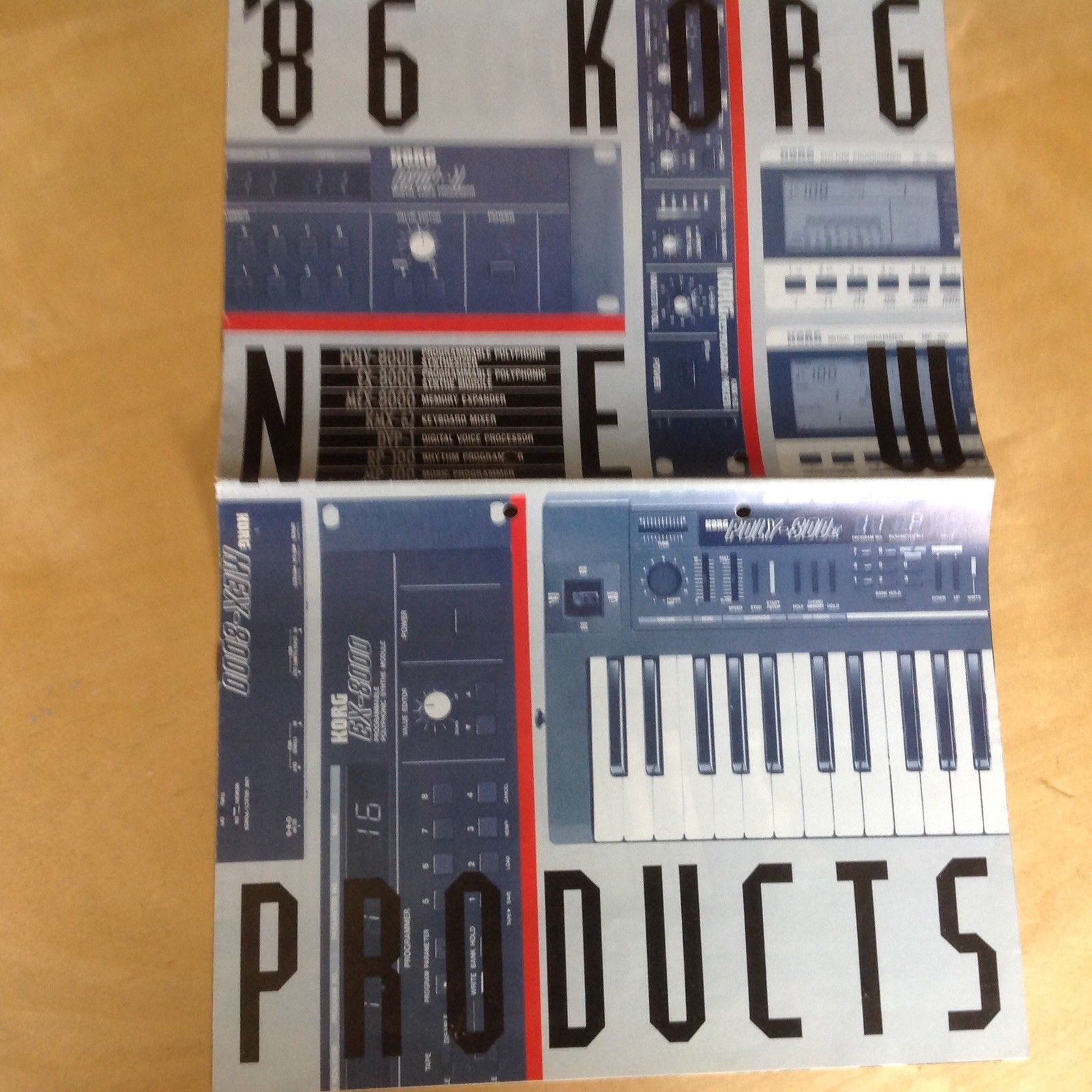 MATRIXSYNTH: Korg Synth Brochure Poly 800 Ex8000