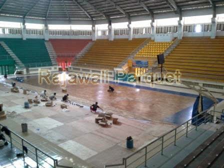 Dokumentasi Pemasangan Parket GOR Basket | C-tra Arena