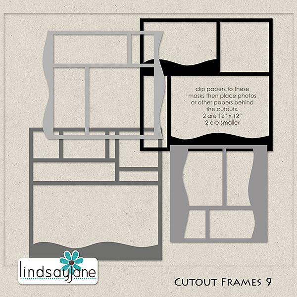 Lindsay Jane Designs: Cutout Frames 9 and 10