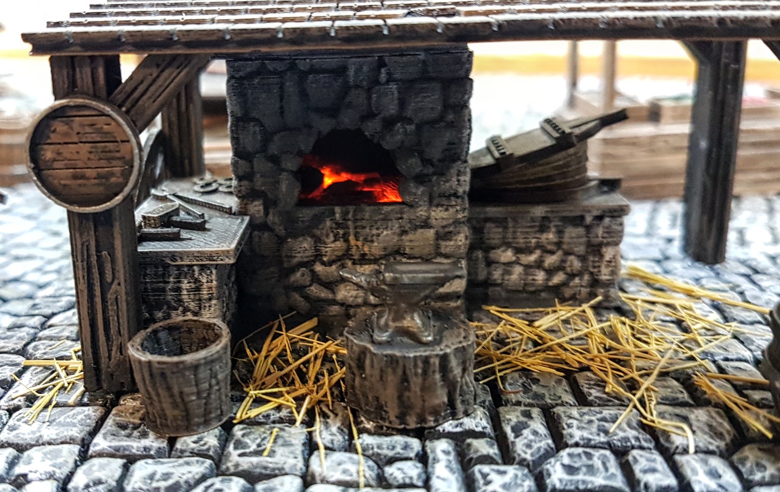 Yith's Wargaming Blog: Medieval Crane and Forge