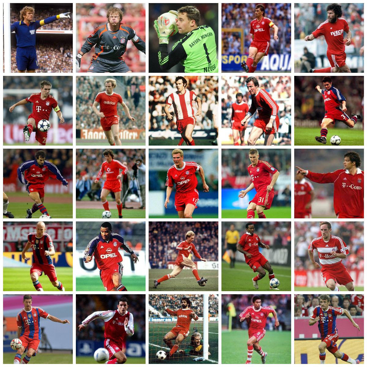 Football Yesterday & Today: Bayern Munich's XI in European Cups' Finals ...