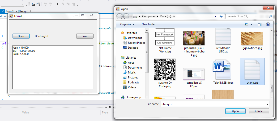 Belajar C Tutorial C Open Dan Save File Txt