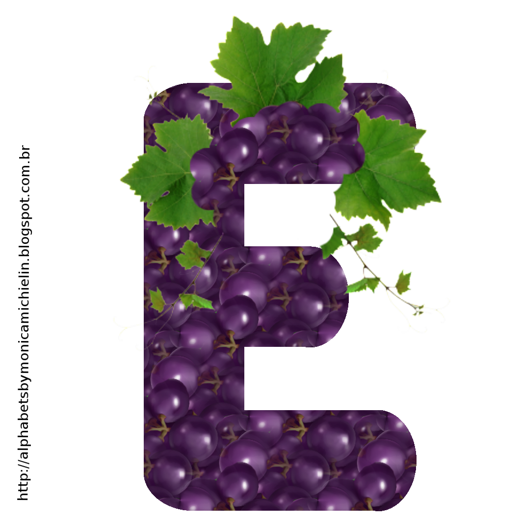 M. Michielin Alphabets: GRAPE FRUIT ALPHABET, UVA ALFABETO E BENEFICIOS ...