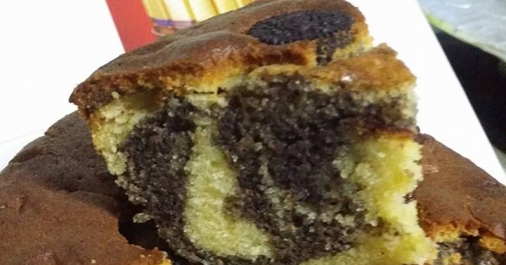 Oreo Marble butter cake by Esther Tho