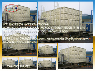 septic tank bio/ bio septic tank/ septic tank biotech: Tangki Panel