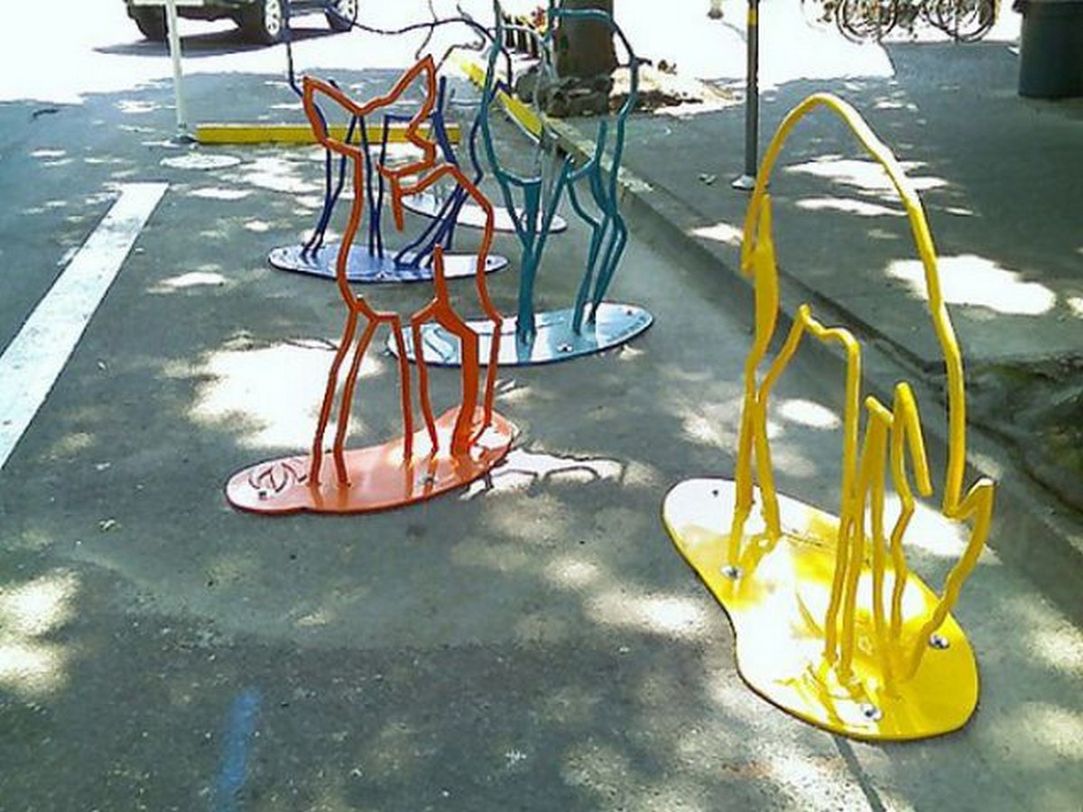Chuck's Fun Page 2: Funny bike racks