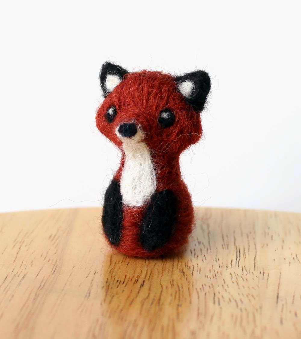 Fatally Cute: Miniature Felted Fox
