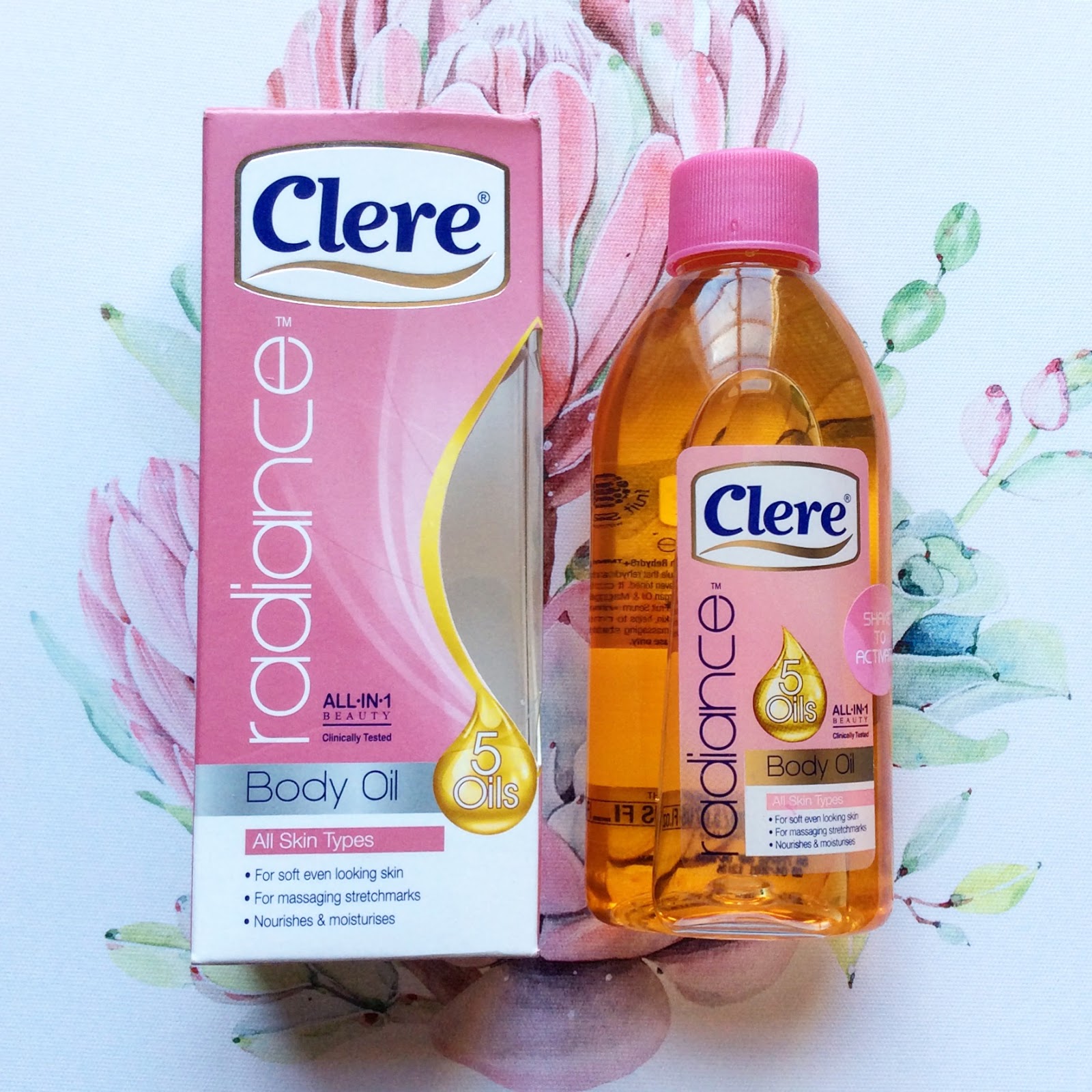 Victoria Justine Cloete: Clere Radiance 5 Oils Body Oil