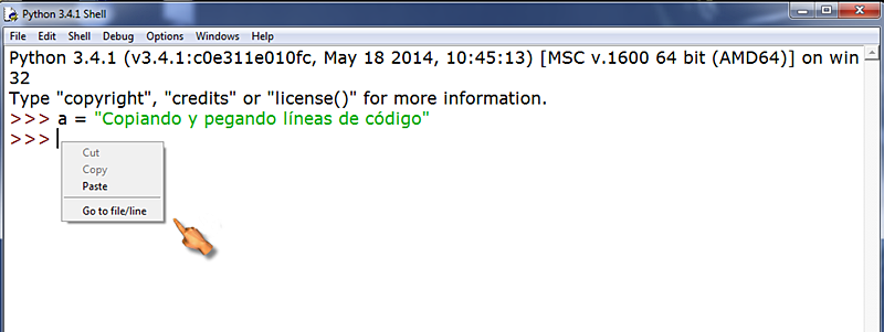 APRENDER A PROGRAMAR CON PYTHON: T3. IDLE DE PYTHON 2