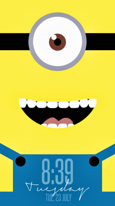 Guide to Minion lock screen for Android | SMARTPHONE SHARING