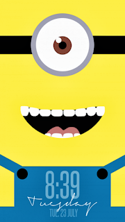 Guide to Minion lock screen for Android | SMARTPHONE SHARING