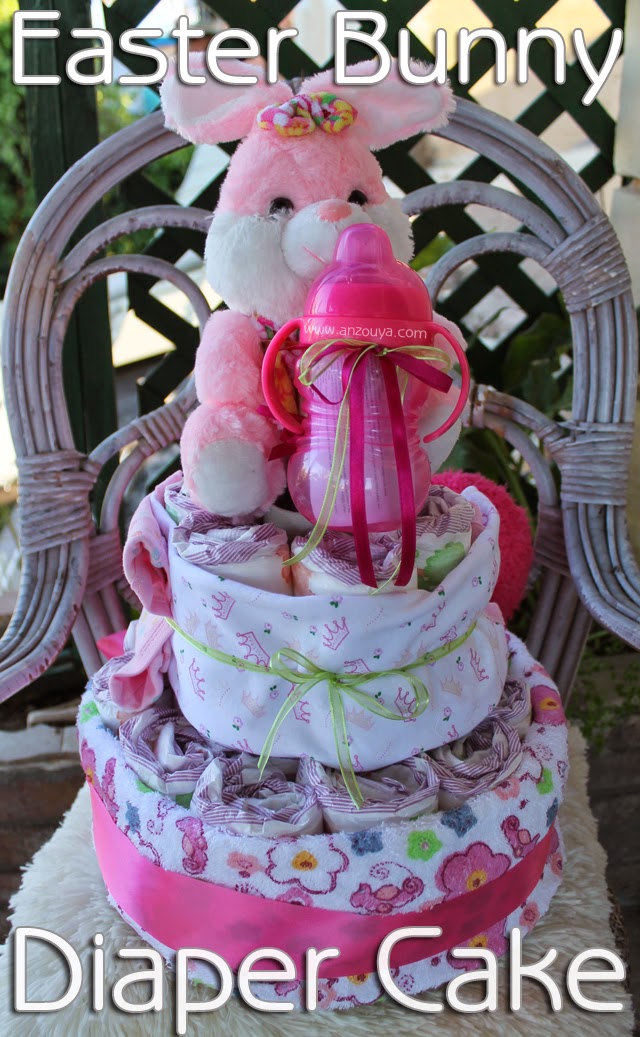 Anzouya: Easter Bunny Diaper Cake
