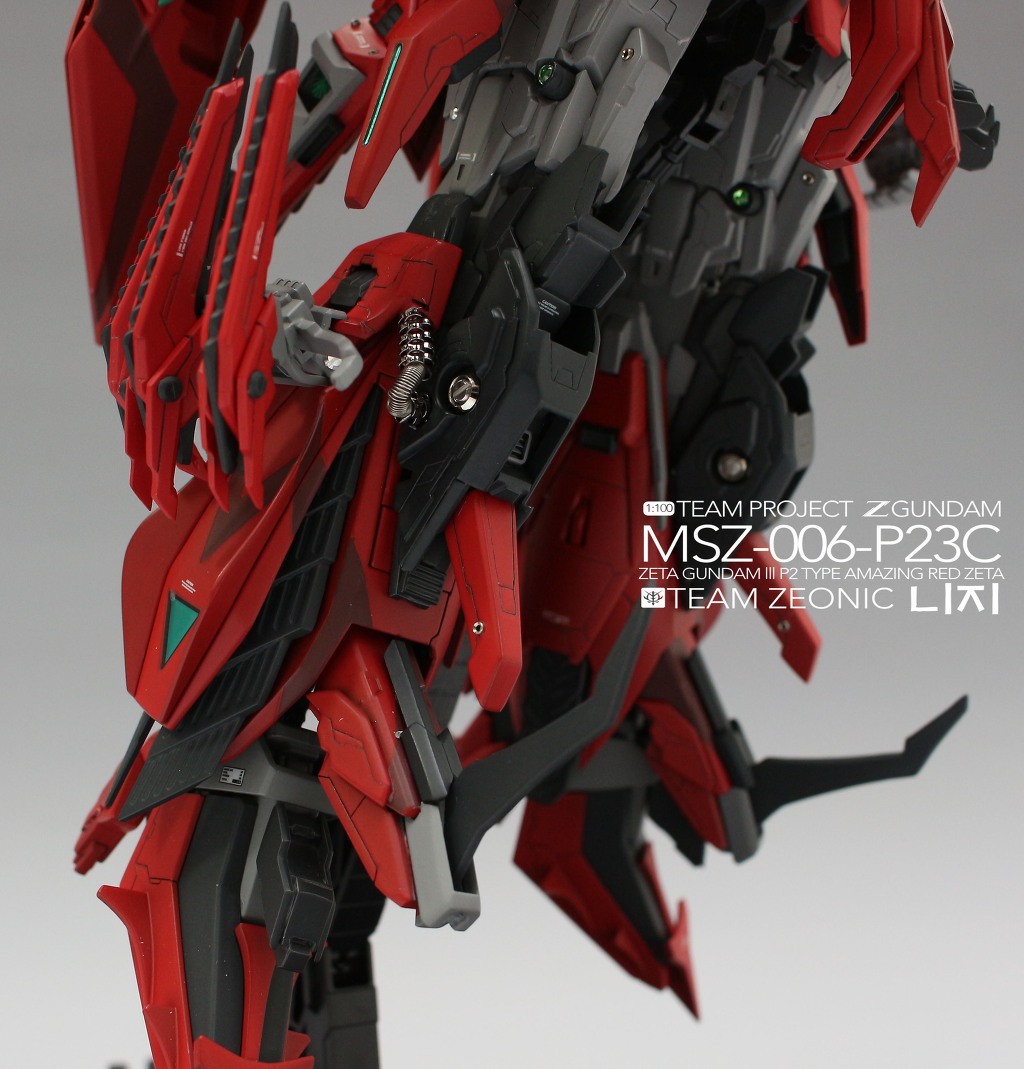 GUNDAM GUY: MG 1/100 MSZ-006-P23C Amazing Red Zeta Gundam - Customized ...