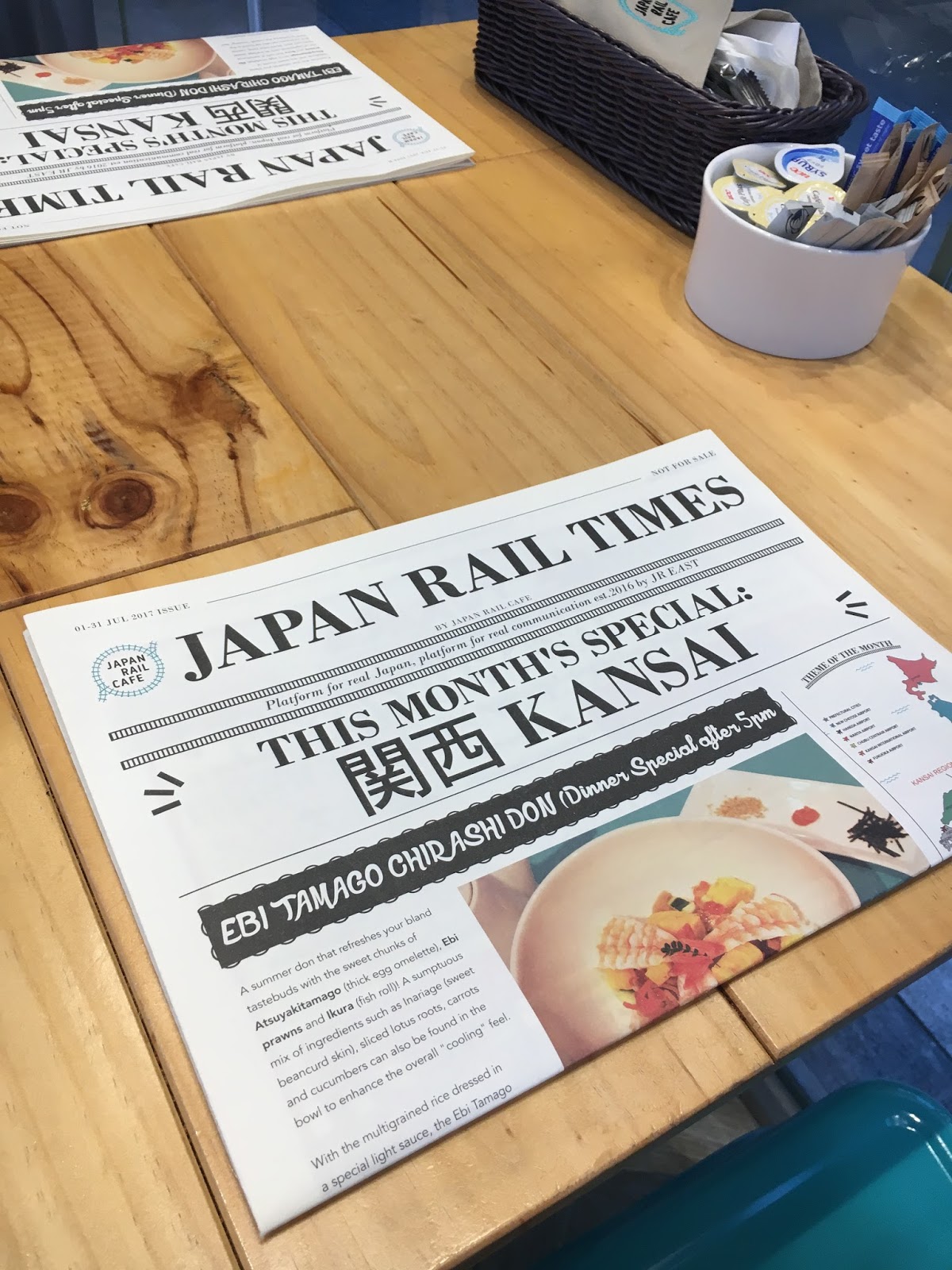 Japan Rail Cafe - Singapore - Travel is my favorite Sport