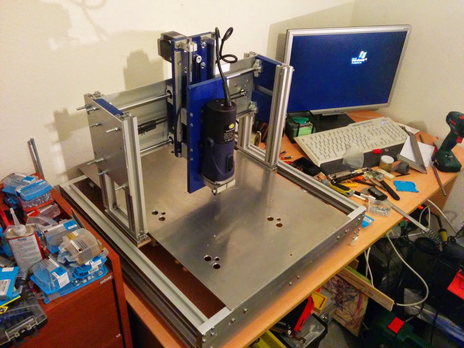 DIY Projects: DIY CNC Build in Switzerland - Finished mechanical structure