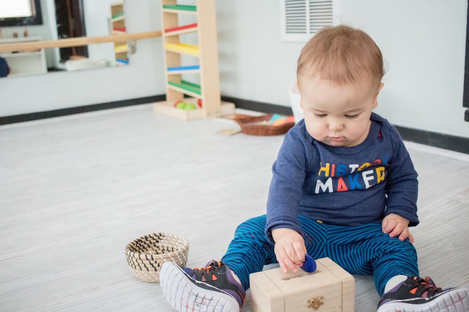 Young Toddler Object Permanence -- Montessori Young Toddler Week 4