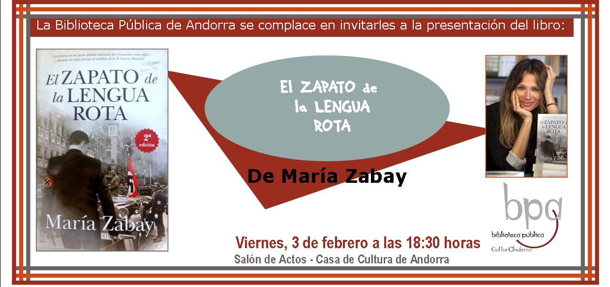 CULTURANDORRA: María Zabay presenta su segunda obra literaria en Andorra.