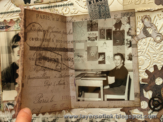 Layers of ink: Vintage Textured Layout