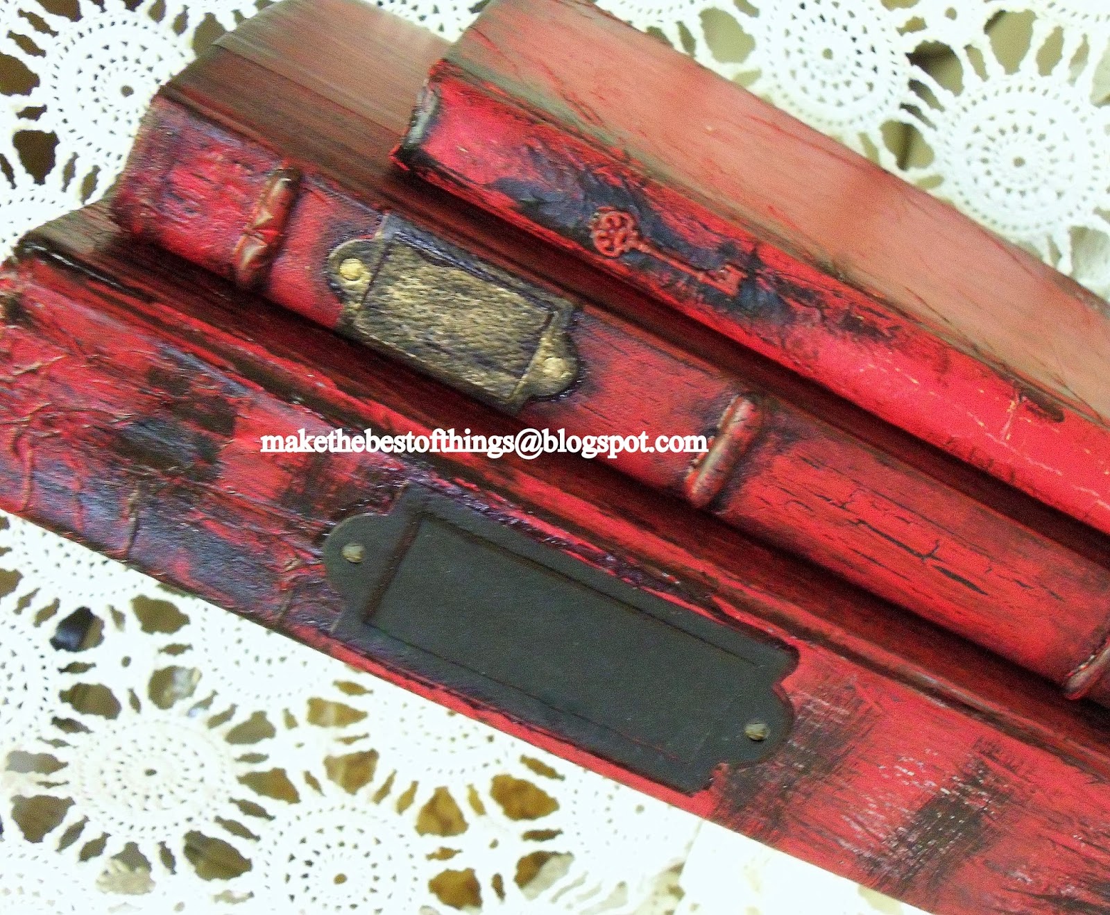 Make The Best of Things: Part 2 Restyle Old Books into Vintage Style Decor