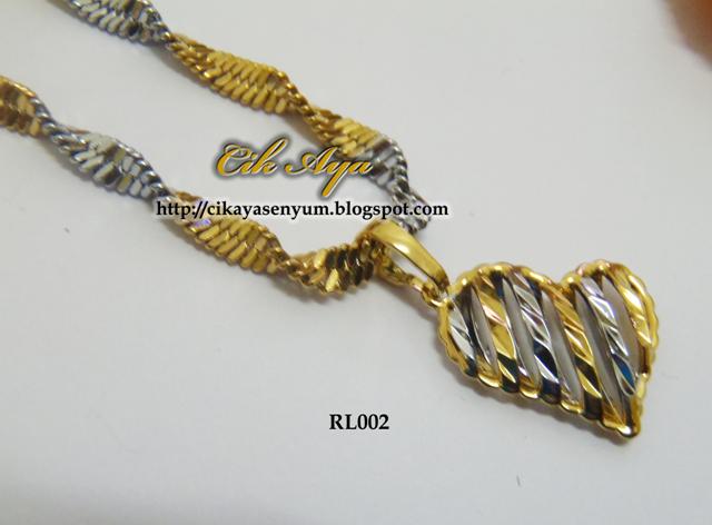 Rantai Leher Emas