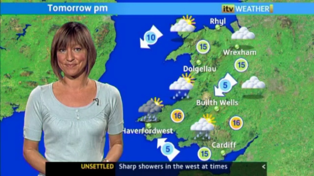 UK Regional News Caps: Ruth Wignall - ITV Wales Weather